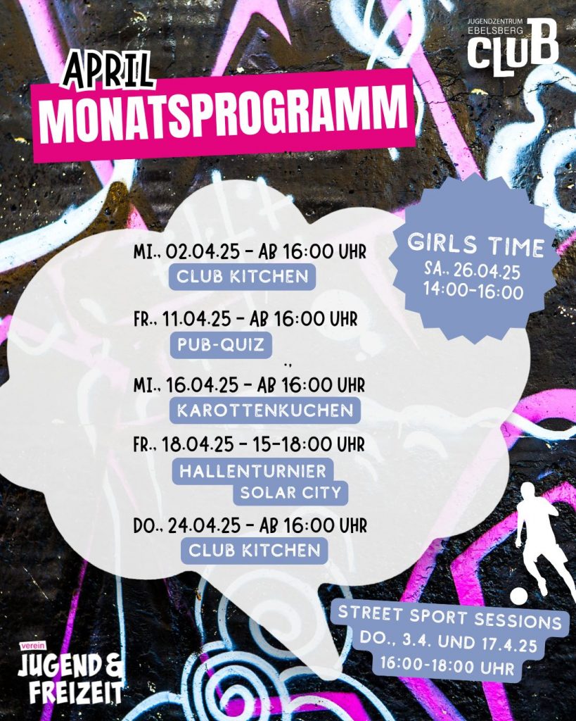 Monatsprogramm-April – CLUB